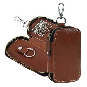 Leather Key Case Pouch Wallet Keychain- Montexoo Leather Store – MONTEXOO